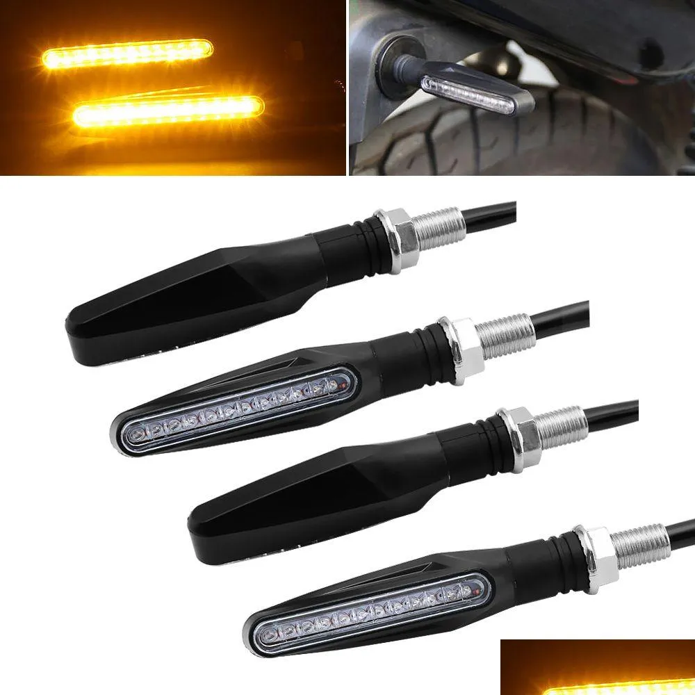 DHgate.com:Pampsee 2Pcs Flexible Motorcycle Turn Signal Indicators, 12 ...