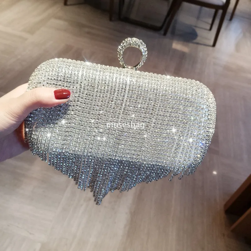 Women's Designer Tassel Mini Handbag - Versatile, Minimalist Party ...
