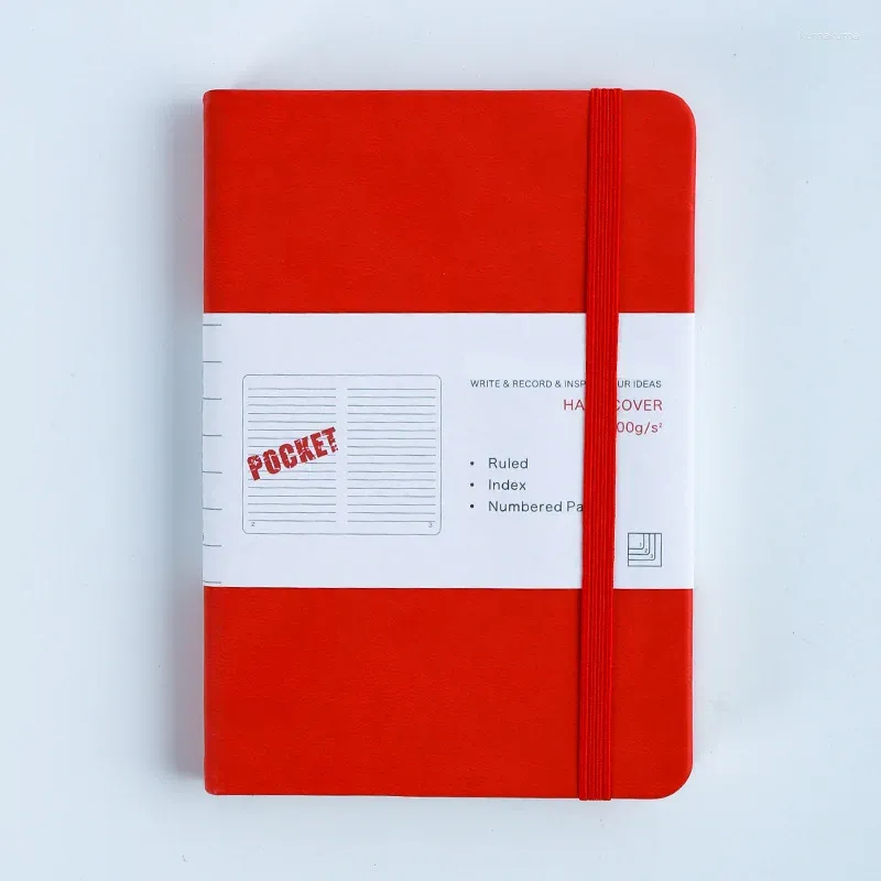 Wholesale Korean PU Notebook A5 Elastic Untitled Notepad For Students ...