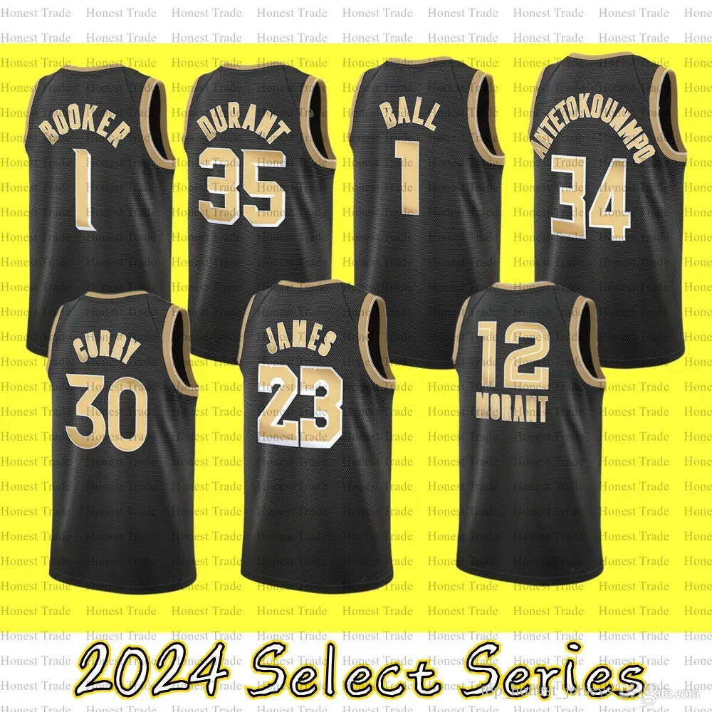 Select Series Basketball Jersey - James, Curry, Black Booker, Morant ...