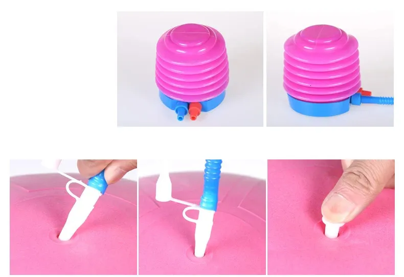 Inflatable Gym Ball 95 cm Spandex Aerobic Yoga Exercise Stability Ball ...