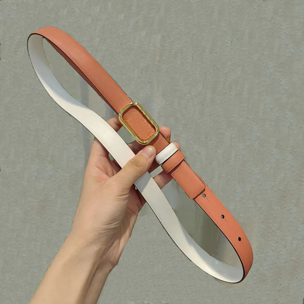 Designer Ladies Belts, Classic Reversible Leather Belt With Smooth Gold ...