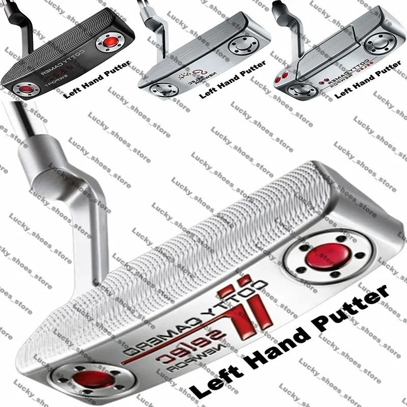 DHgate.com:Left-Hand Golf Putter with Silver Shaft & Headcover ...