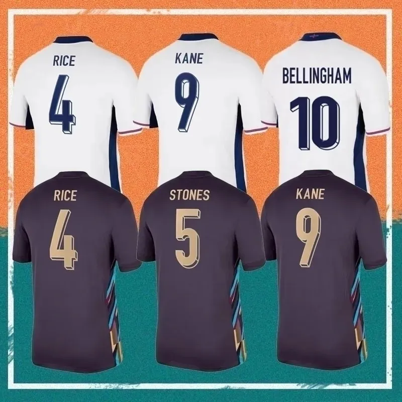 England States Soccer Shirt 2024 Featuring Jude Bellingham, Bukayo Saka ...