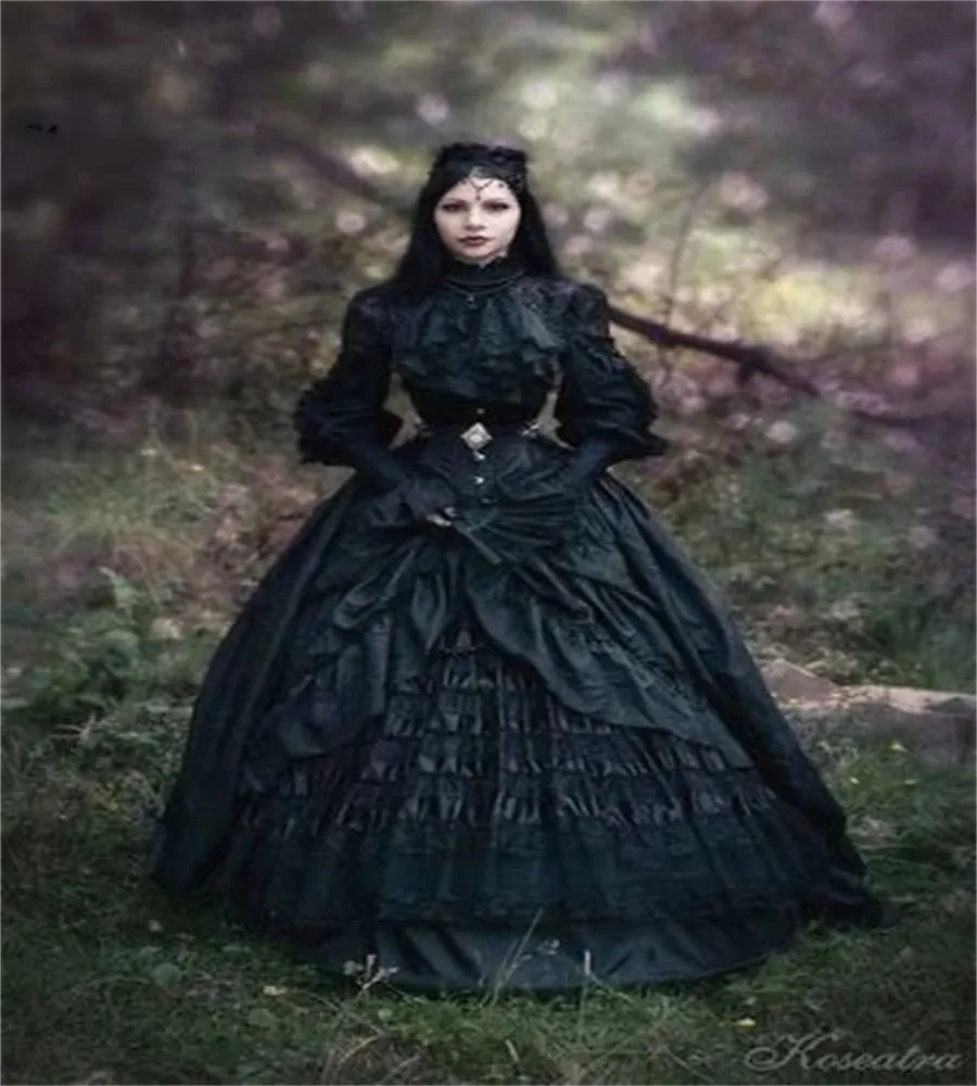 Gothic Black Gowns: Victorian Inspired Wedding Dress,... From Sweety ...