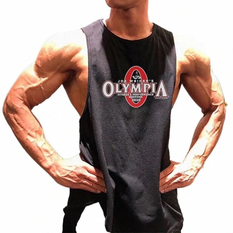 New Mens Gym Workout FiVest Clothing Bodybuilding Sports Stringer ...