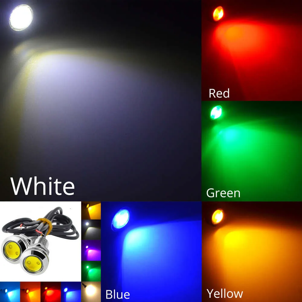 DHgate.com:2Pcs 18mm Silver Shell DRL Led Eagle Eye Headlights w ...