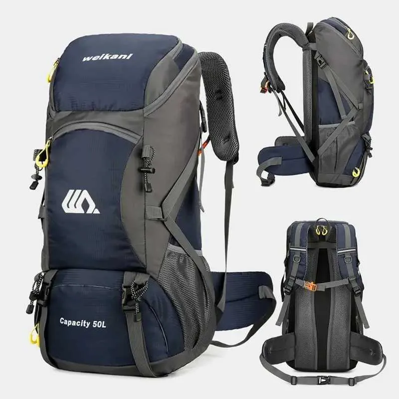 Outdoor Bags 50L Travel Backpack Camping Bag For Men Large Hiking Bag ...