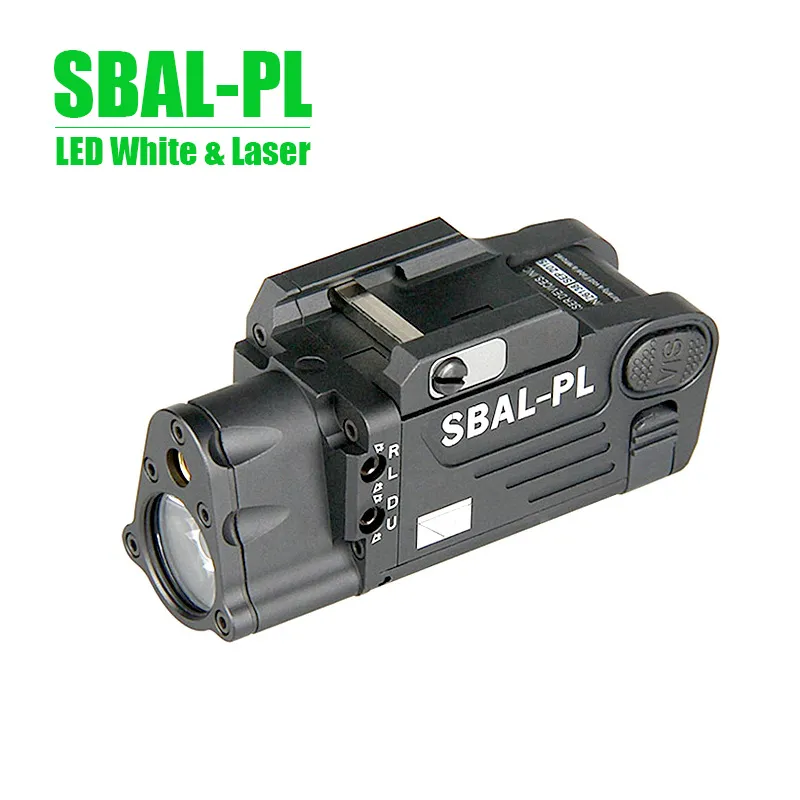 Tactical SBAL PL Gun Light With Integrated Red Laser LED Pistol Lights ...
