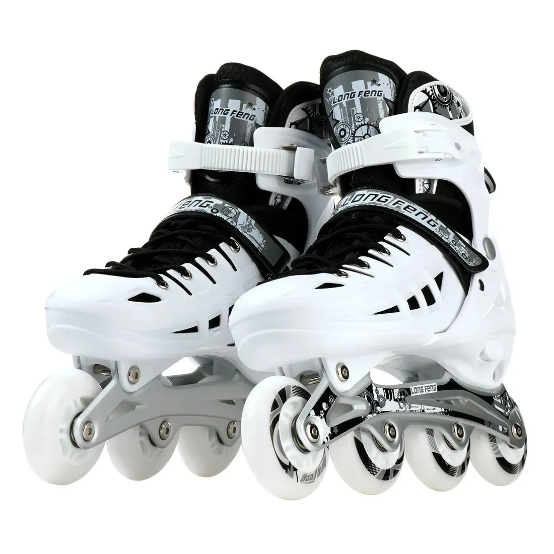 Professional Adjustable Bladerunner Inline Skates With Flashing 4 Wheel ...