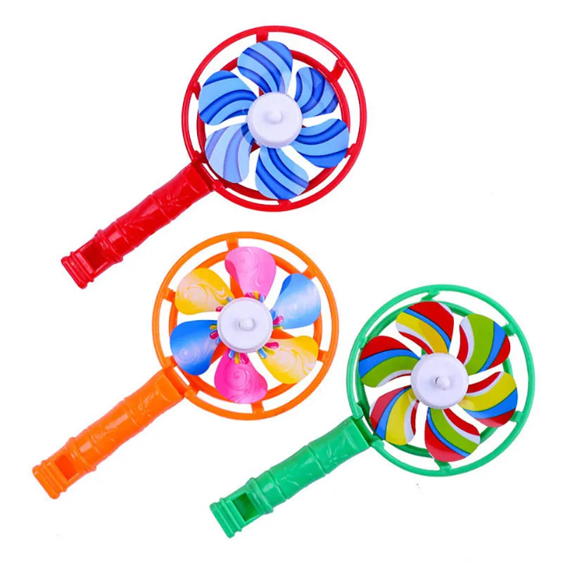 DHgate.com:1Pcs Childs Outdoor Play Windmill Whistle: Colorful Musical ...