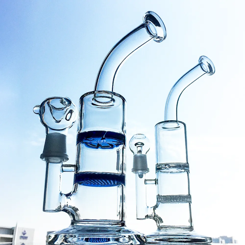 Oil Dab Rigs Water Glass Bong Turbine Disc Comb Perc Beecomb Perc 18mm ...