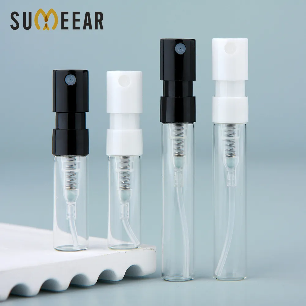 1ml 2ml Mini Bayonet Glass Spray Bottles for Fragrance Samples and ...