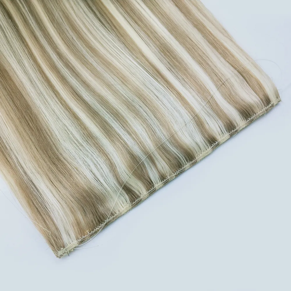 Hair Wefts 14 24 Inch Natural Hair Invisible Thread Hair Extension ...