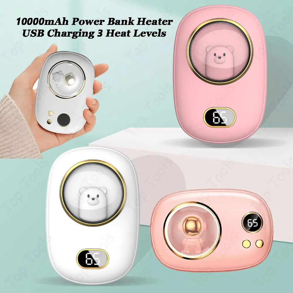DHgate.com:10KmAh Mini Hand Warmer: 3-Level USB Portable Heater for ...