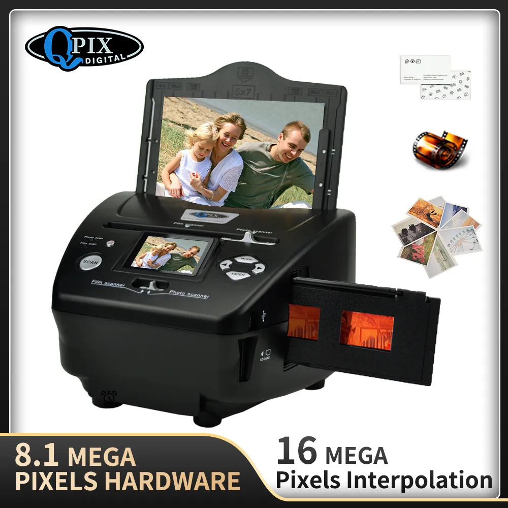 Digital 35mm Film Scanner: 16MP 4 In 1 Negative & Slide Converter For ...