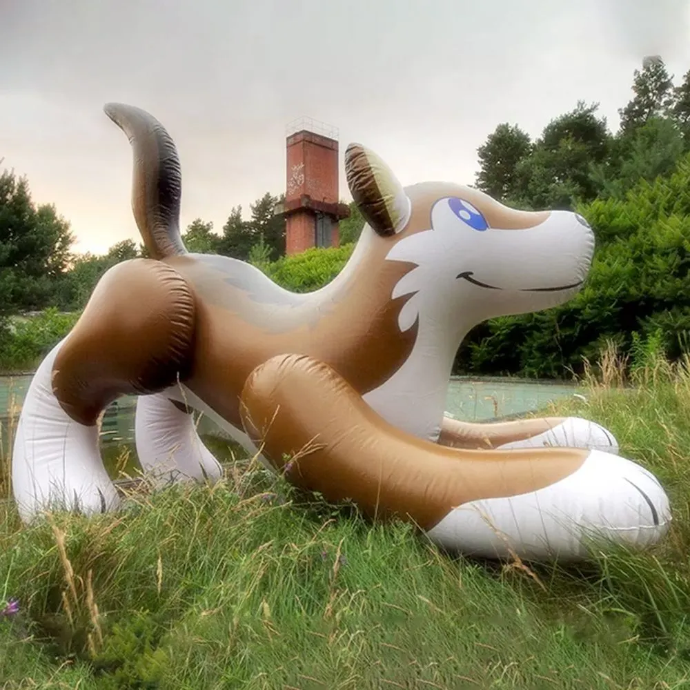 Custom Giant Inflatable Wolf Model Perfect For Outdoor Advertising ...