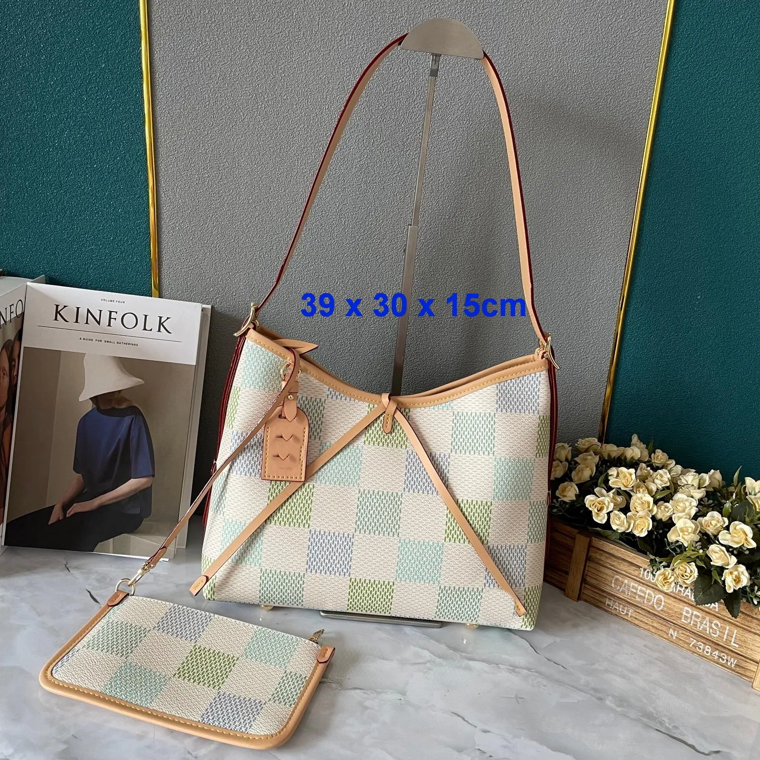 Designer shoulder bags medium size tote with cardholder and backpack ...