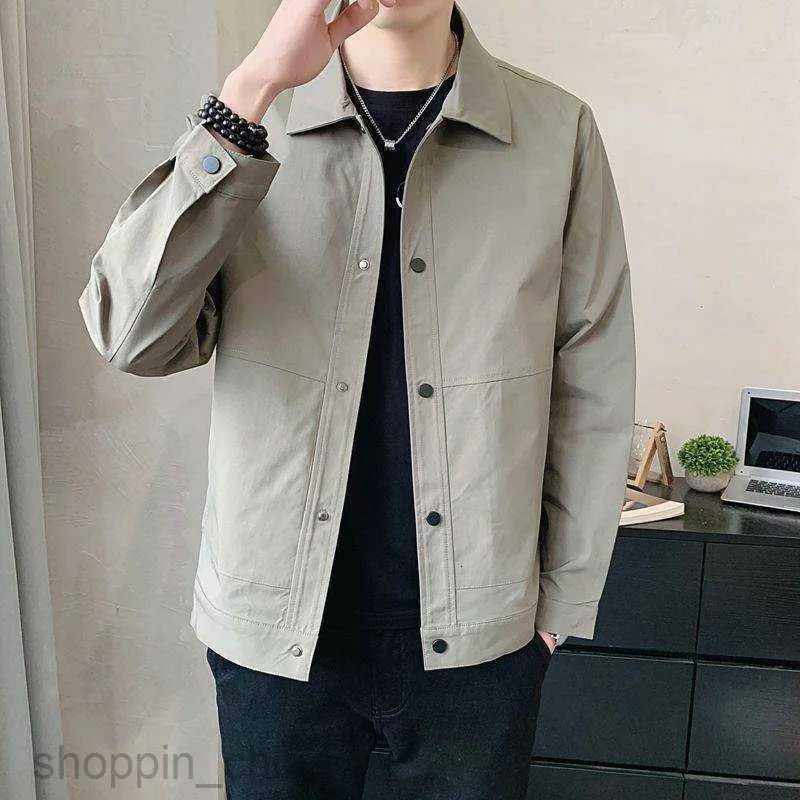 Men's Jackets Coats Spring and Autumn Thin Single Layer Coat Business ...