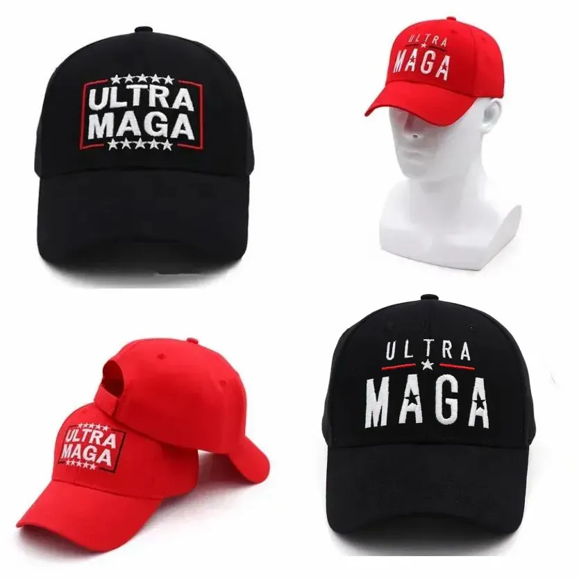 Fans De Trump Hats Bordery Black Red Ultra Maga Baseball Caps Para ...