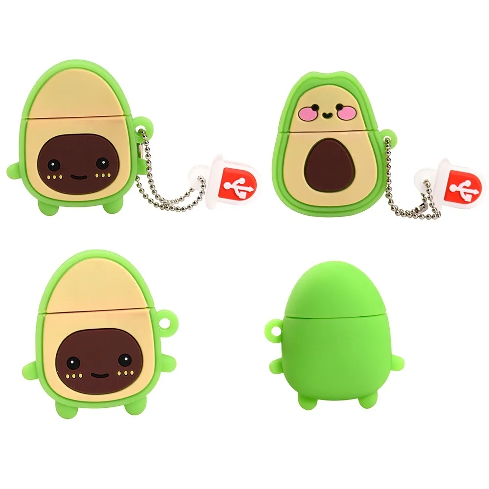 20243D Avocado USB Flash Drive, Cute Cartoon Keychain U Disk Pendrive ...