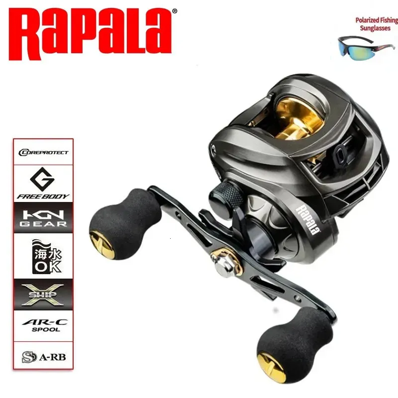High Speed Baitcasting Reel with 8KG Max Drag and Metal Spool for Carp ...
