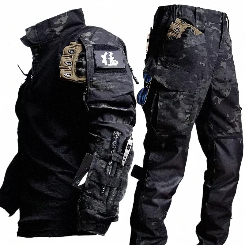 Tactical Frog Suit Men Airsoft Clothes Military Paintball Sets SWAT ...