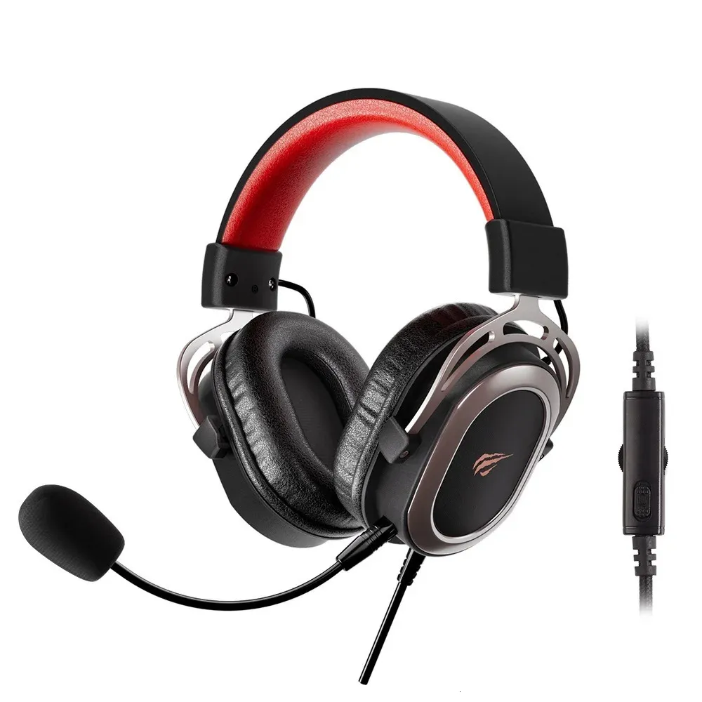 H2008d Wired Gaming Headset with 3.5mm Plug 50mm Drivers Surround Sound ...