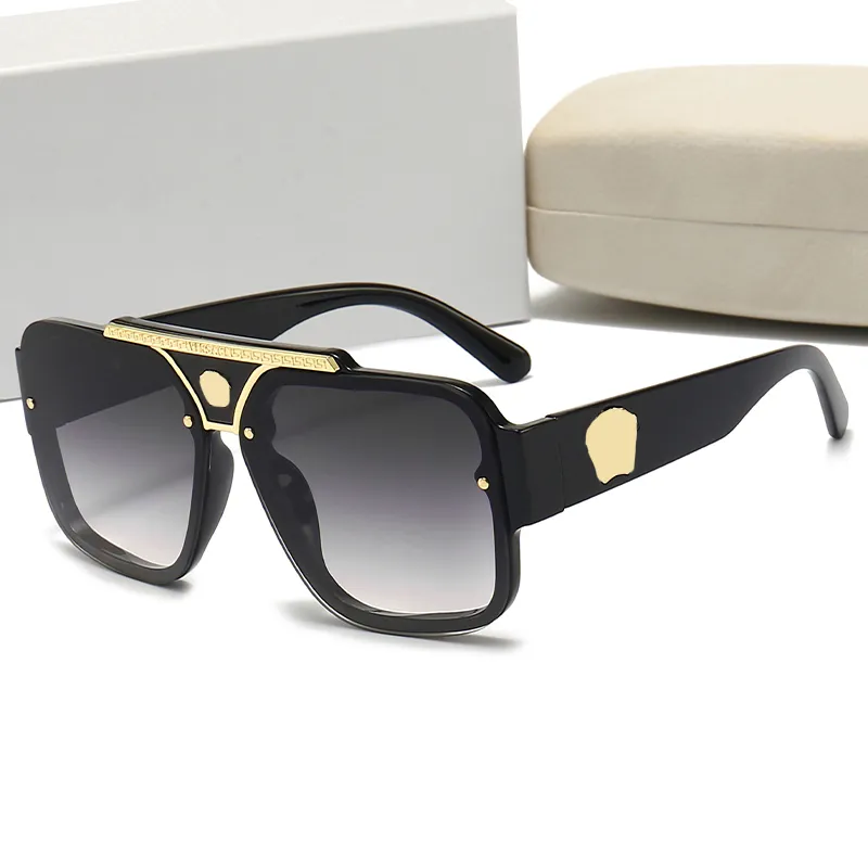 Luxury Designer Black And Gold Sunglasses For Men And Women High ...