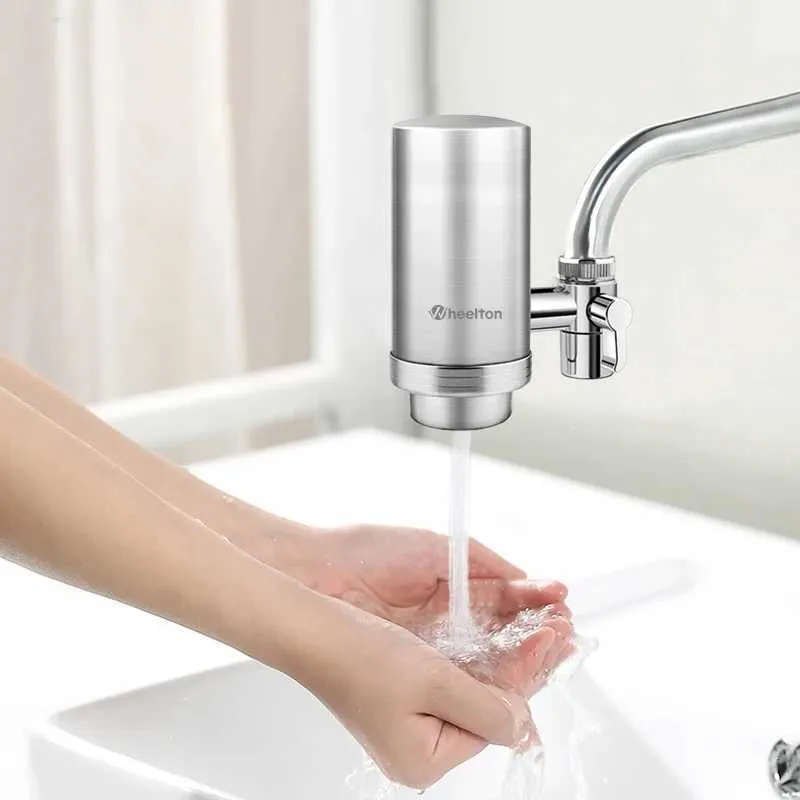Faucet Water Filters Stainless Steel Kitchen Tap Filter Composite ...