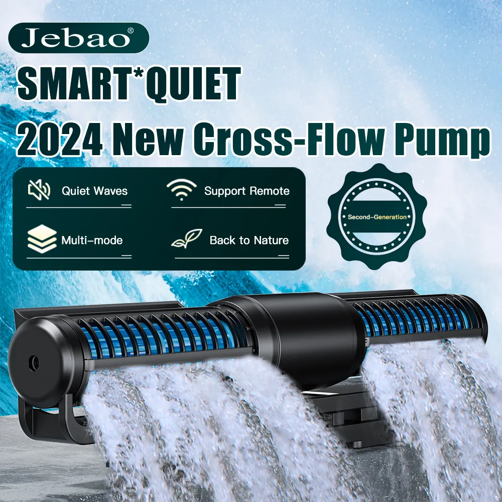 Jecod ECP Cross-flow Aquarium Pump w/ LCD Controller, Remote & WiFi ...