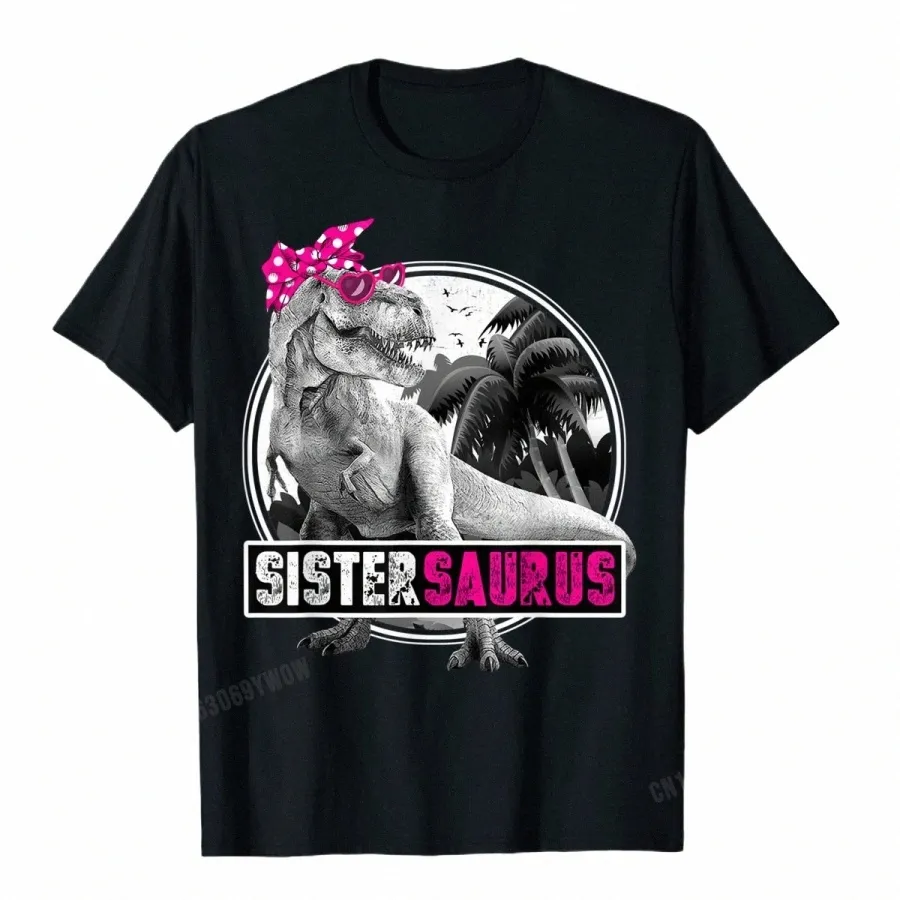Sistersaurus T Rex Dinosaur Sister Saurus Family Match Shirt Men GROUP ...
