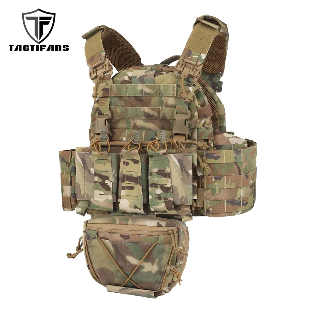 Tactical running vest with Quick Release Buckle, Elastic 556 Placard ...