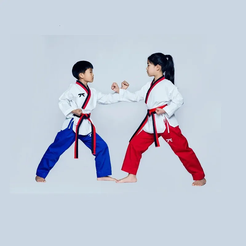 Firmway Professional Taekwondo Uniform For Kids Long Sleeve Judo Karate ...