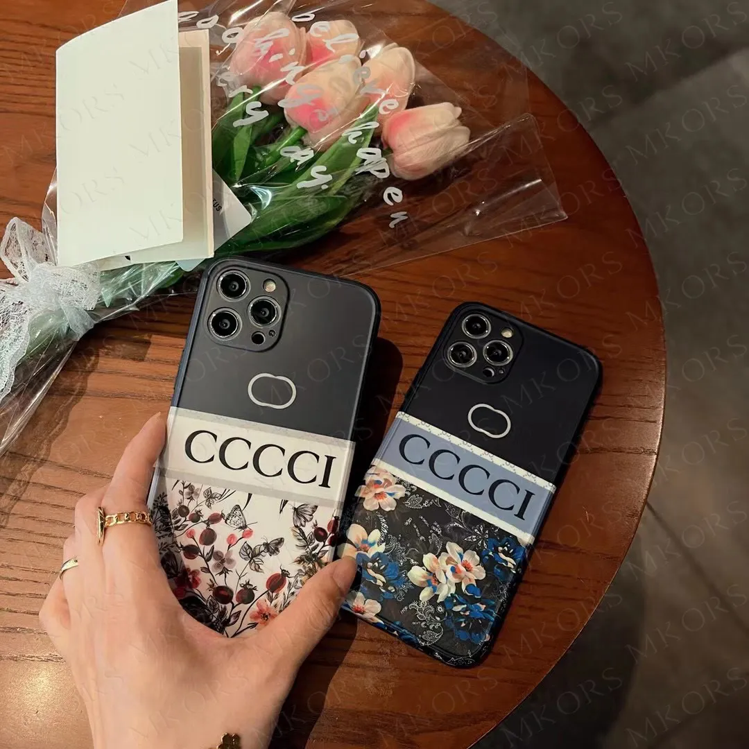 Luxury Floral IPhone Case Soft Matte Shockproof Cover For IPhone 15 14 ...