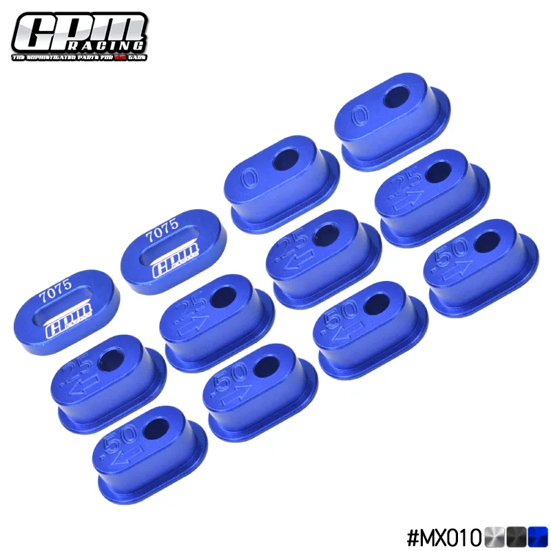 GPM Aluminum 7075 Chain Tension Adjuster Set for LOSI 1/4 Promoto-MX ...