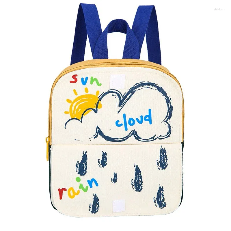Cartoon Cute Kindergarten Backpacks With Stitching And Flip Bag ...