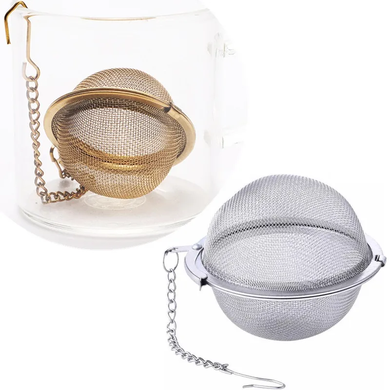 Golden Mesh Tea Infuser | Stainless Steel Tea Strainer Ball for Loose ...