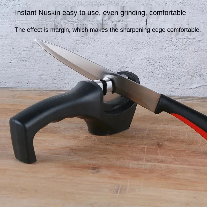 Diamond Knife Sharpening System - 3-Stage Kitchen Knife Sharpener with ...