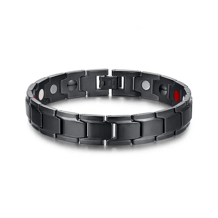 Magnetic Bracelets For Men: Titanium Stainless Steel Bio Magnetic ...