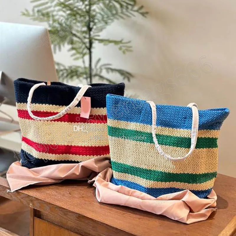 Luxury Designer Ruffias Foldable Straw Beach Bag ... From Dafu07, $7.84 ...