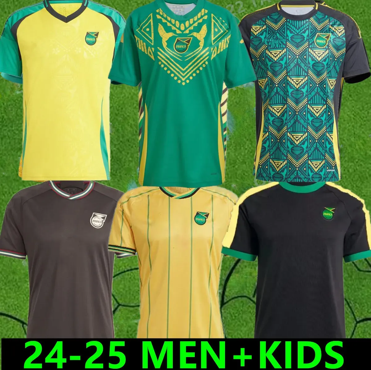 Jamaica National Football Jersey Home & Away Kit - Bailey, Reid ...