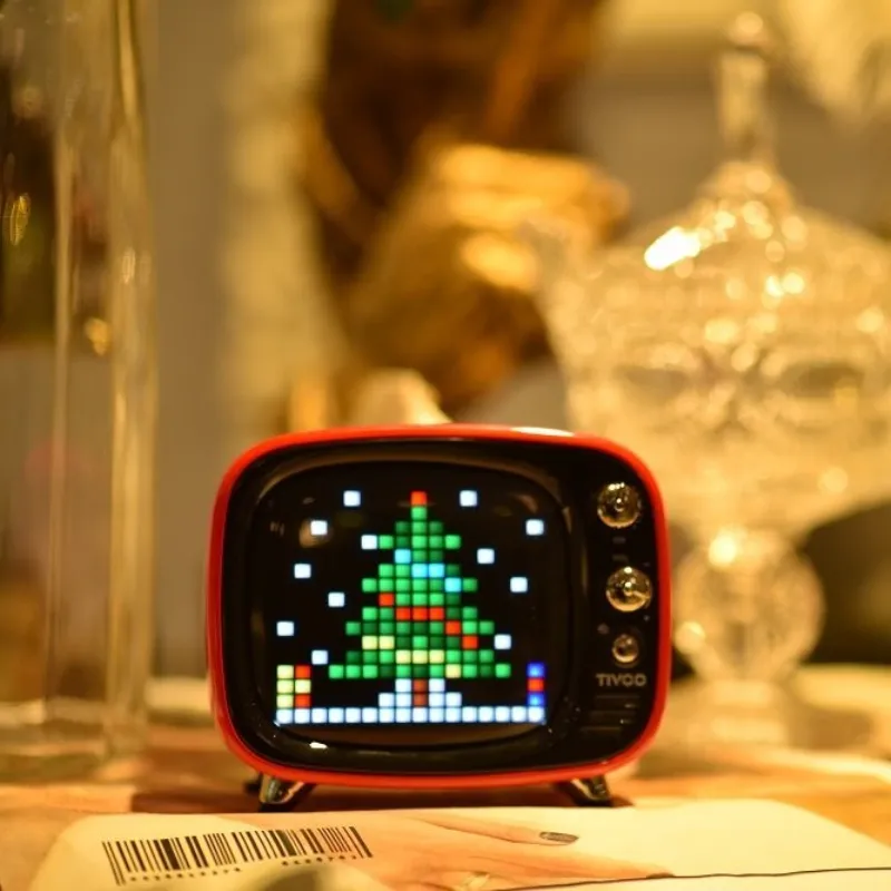 Divoom TIVOO Pixel TV Wireless Bluetooth Bluetooth Speaker With Lights ...