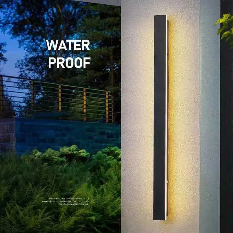 Outdoor Modern Outdoor Wall Lights Waterproof IP65 Porch Lamp With Long ...