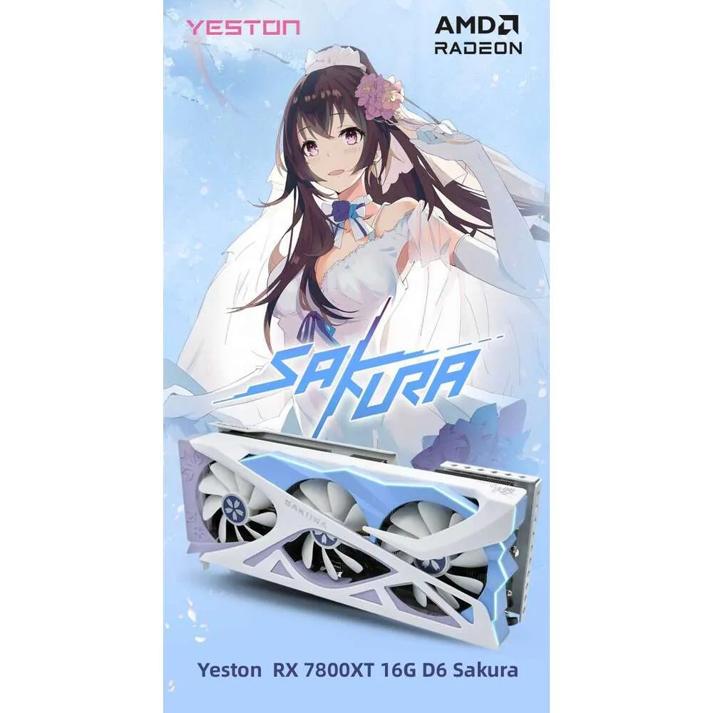 Yeston RX 7800XT 16GB 256bit GDDR6 Rtx 3050 Graphics Card Yeston RX 7800XT 16GB 256bit GDDR6 Rtx 3050 Graphics Card