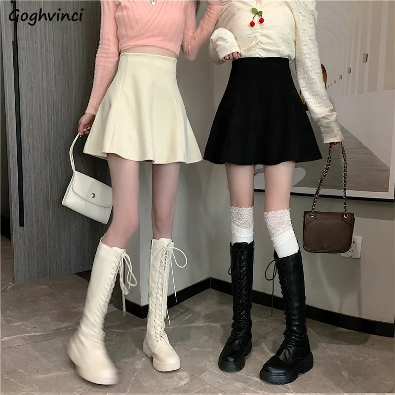 Skirts: Women's High Waist Elegant All-Match Mini Skirt - Two Colors ...