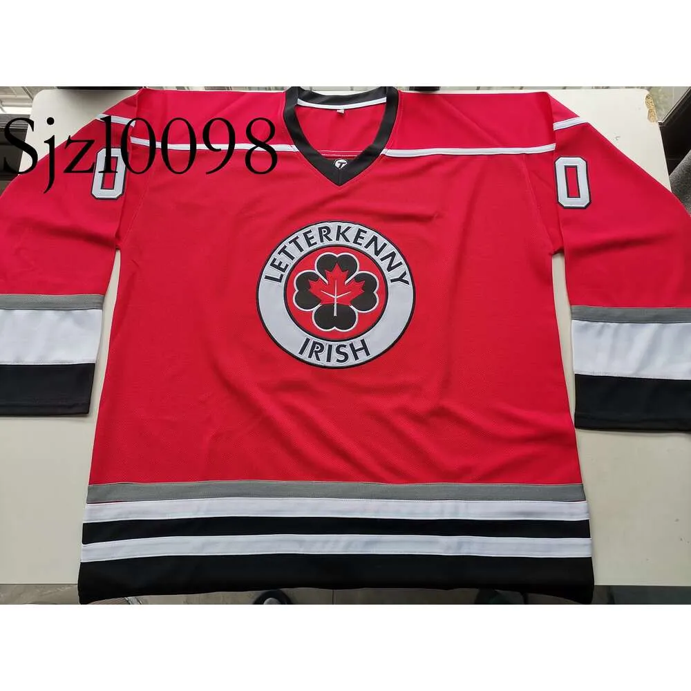 Letterkenny Irish Hockey Jersey - Red, Custom Name & Number Options ...