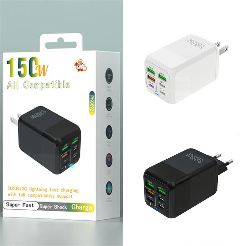 150W USB C Charger Fast Charging Quick Charge High Speed Charger For ...