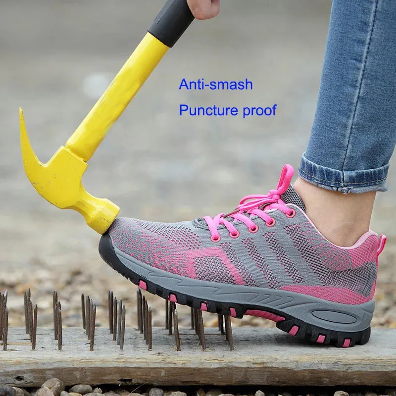 Steel Toe Work Safety Shoes: Indestructible Steel Toe Shoes With Mid ...