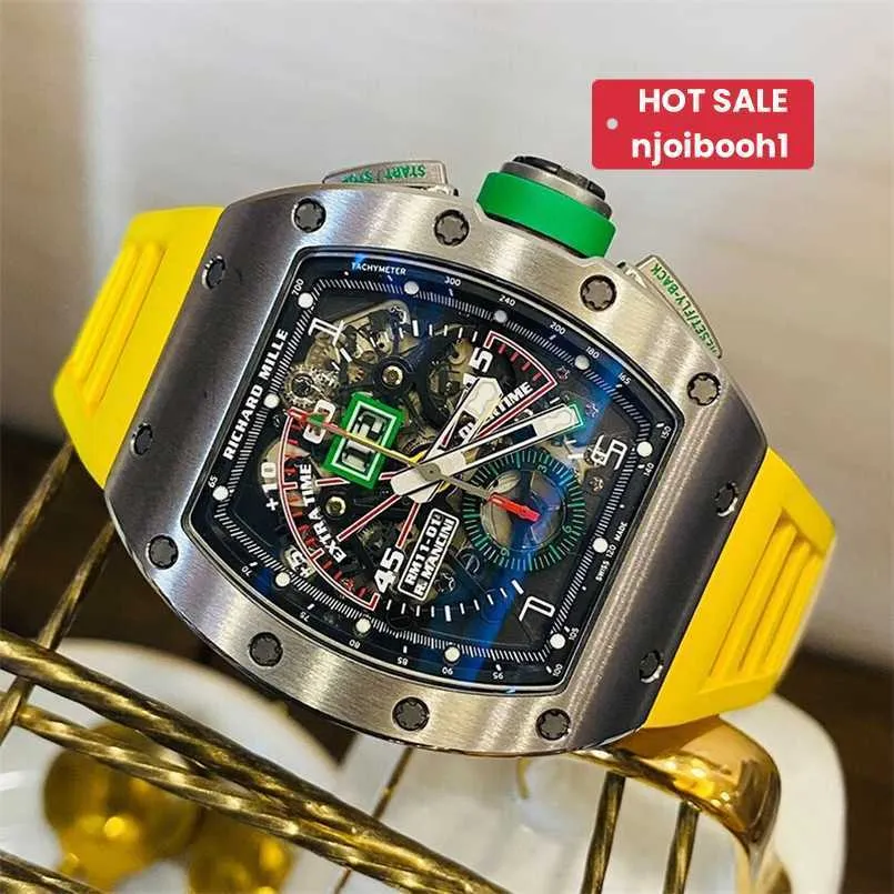 Mancini Exclusive Designer Swiss Watches RM11 01 Titanium Alloy For ...